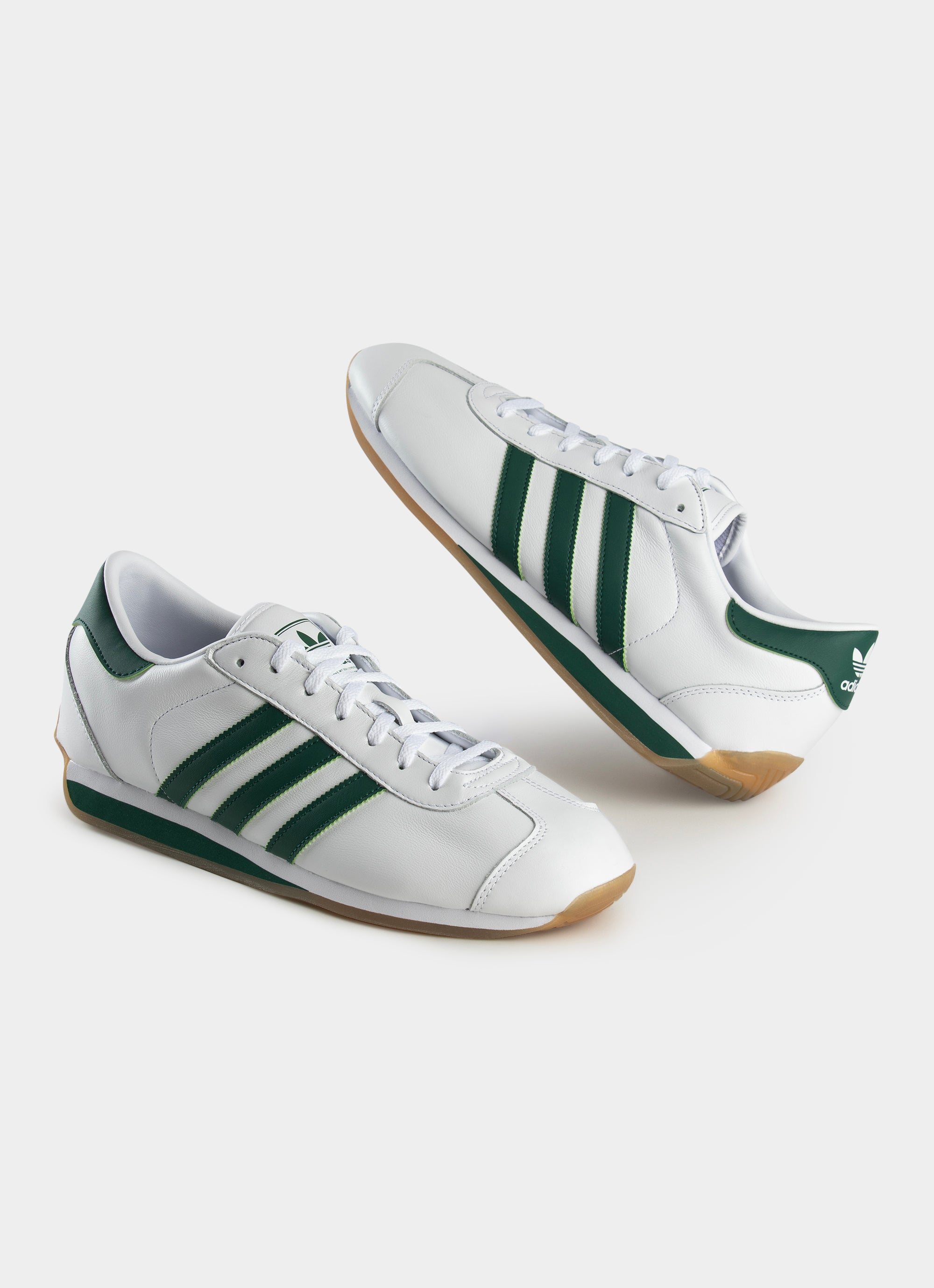 Adidas Originals Country Ii Shoes Unisex in White Red Rat