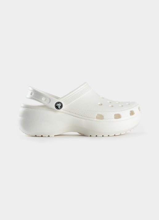 Crocs Classic Platform Clog - Womens in White | Red Rat