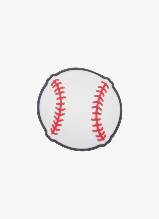 Crocs Jibbitz Baseball in Multi | Red Rat