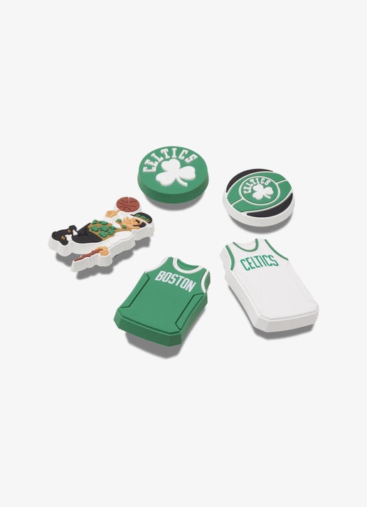 Crocs Jibbitz Nba Boston Celtics 5 Pack in Multi | Red Rat