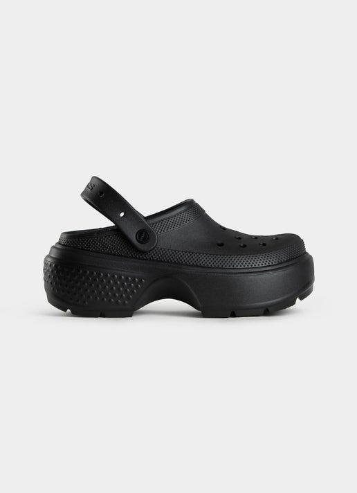 Crocs Stomp Clog - Unisex in Black | Red Rat