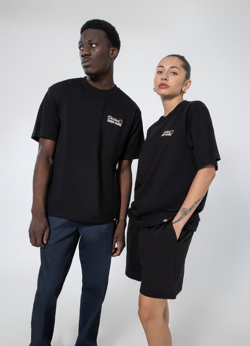Dickies Donut House Short Sleeve Tee in Black | Red Rat
