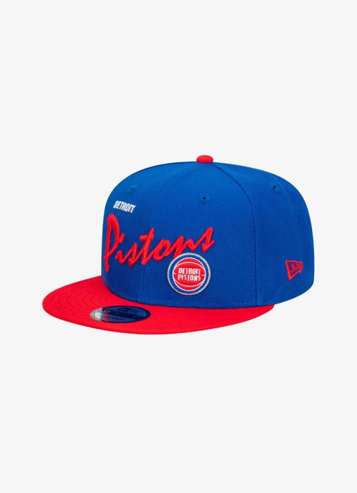 New Era Nba 9fifty Detroit Pistons Vintage Script Snapback Cap in Multi ...