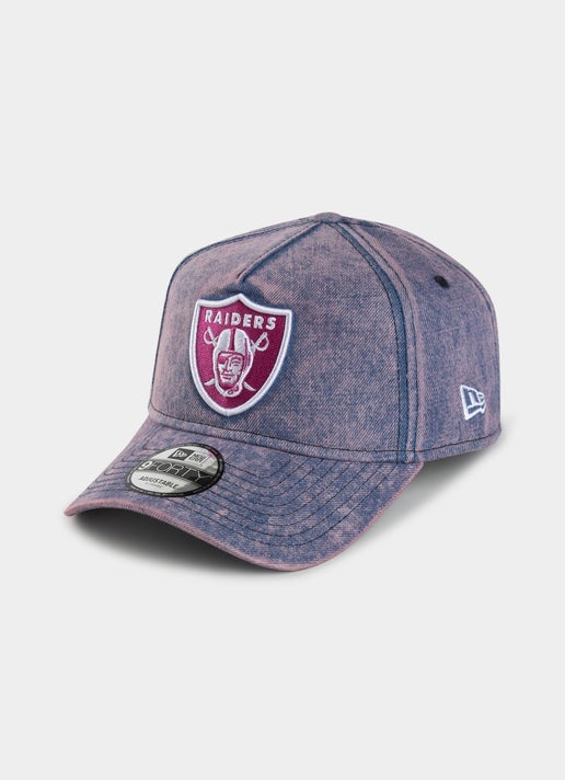 New Era Nfl 9forty A-frame Las Vegas Raiders Pink Acid Denim Snapback ...