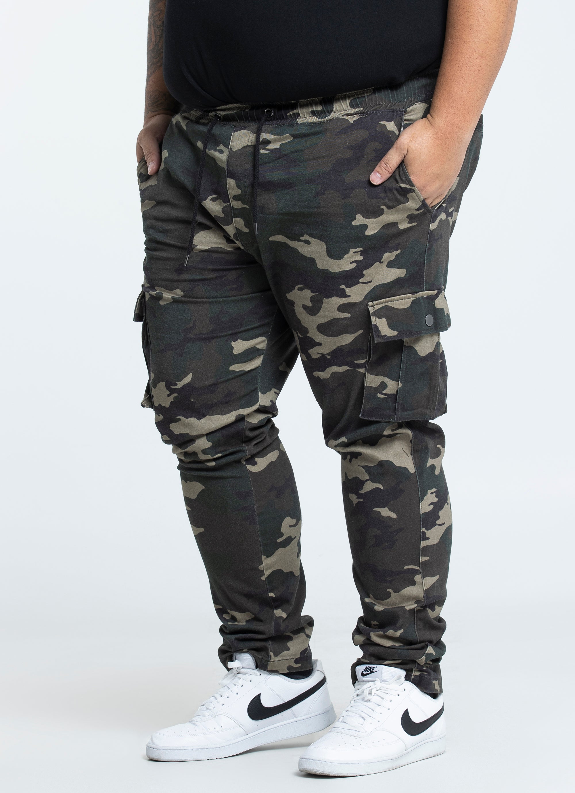 Camo Cargo Shorts Swag