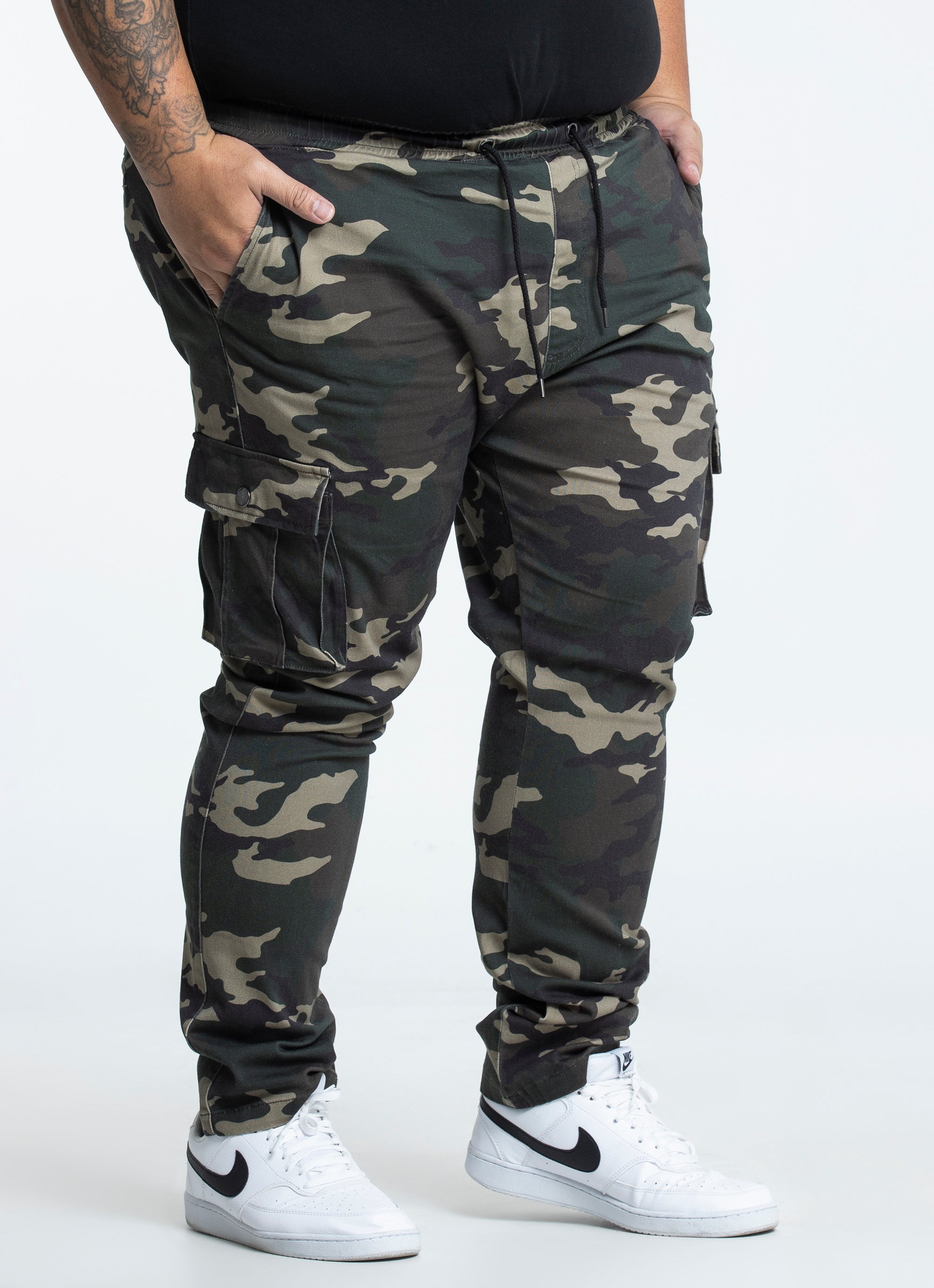 Camo Cargo Shorts Swag