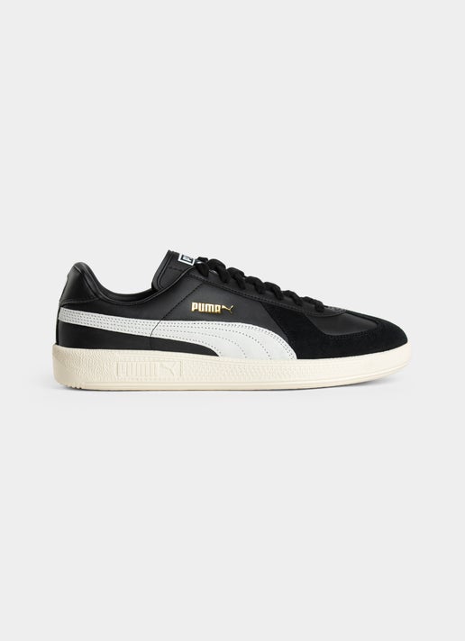 Puma Army Trainer Shoes in Black | Red Rat