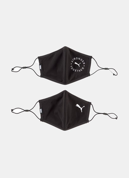 Puma Face Mask (set Of 2) 3.0 in Black | Red Rat