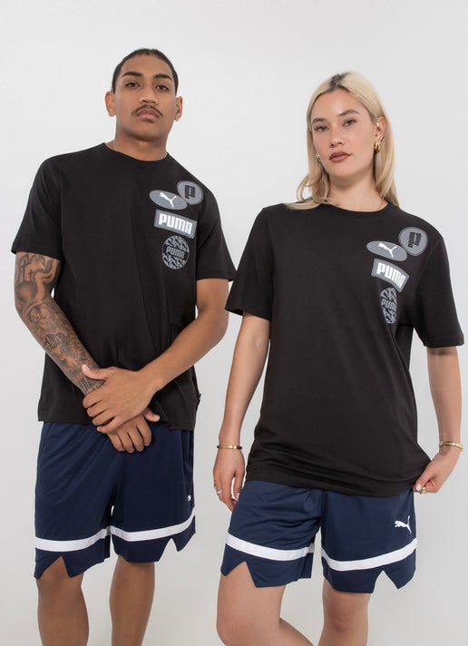 Puma Graphics Icon Tee in Black | Red Rat