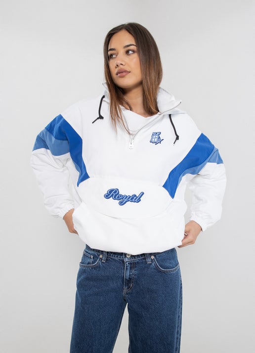 Royàl Anorak Jacket in White | Red Rat