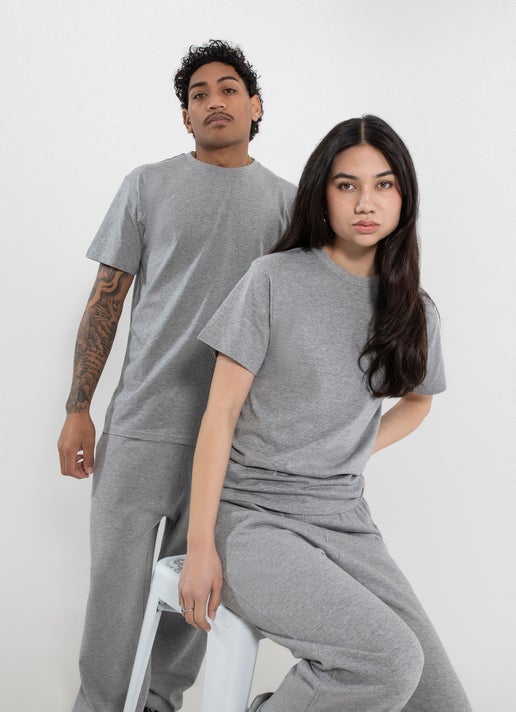 Sans Origin Tee in Grey | Red Rat