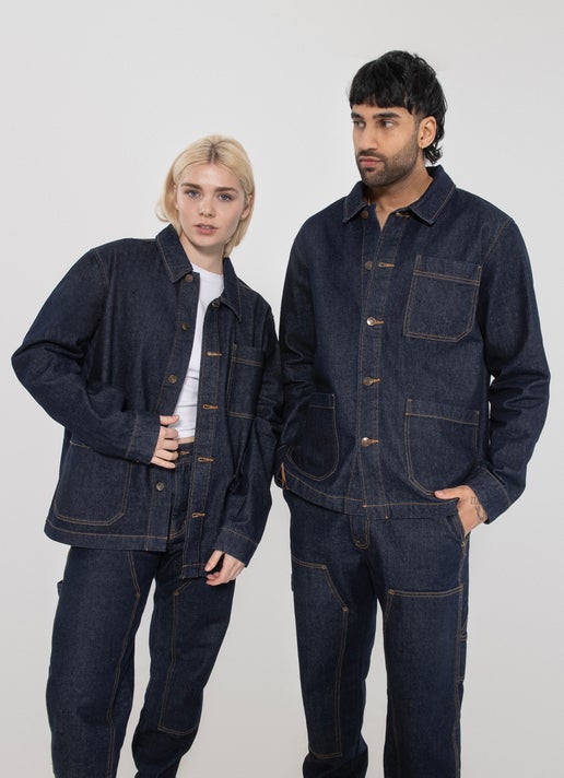 Stmnt Hauler Denim Jacket in Blue | Red Rat