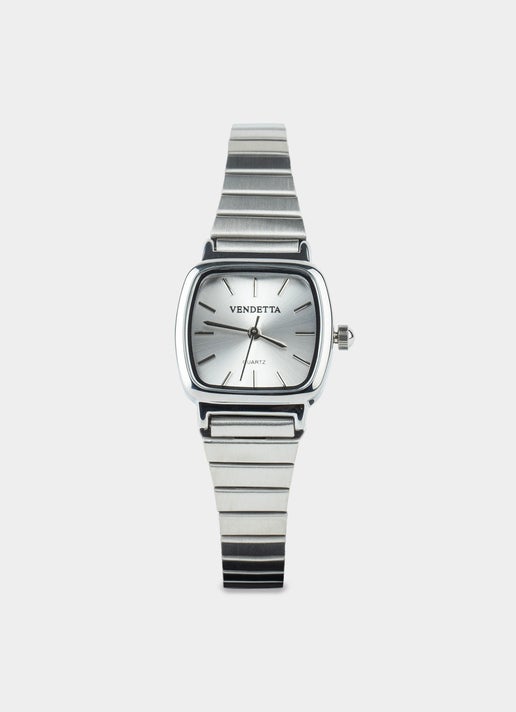 Vendetta Camille Watch - Silver in Silver | Red Rat