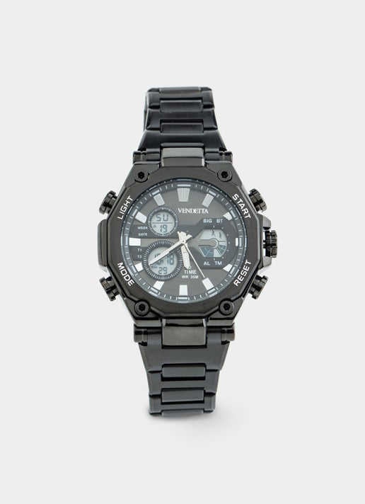 Vendetta Phantom Watch - Black in Black | Red Rat